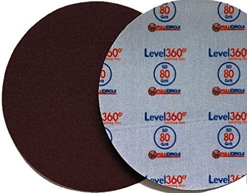 Full Circle Level 360 Sanding Disc 5 PK 80 Grit Painting Home ...