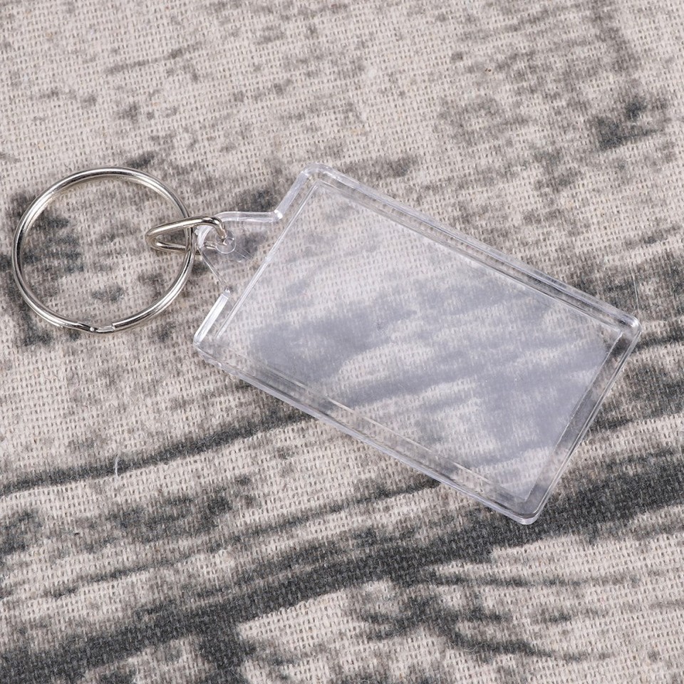 30 Pcs Photo Frame Keychain Picture Keyring Frames Lovely Creative | eBay