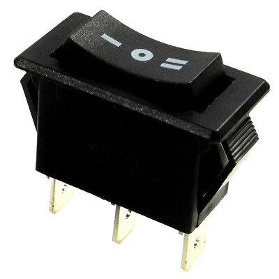 HQRP 3-Pin 3-Way Push Button Switch for Household Appliances, HY35D ...