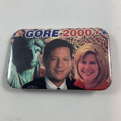 Al Gore 2000 Button Tipper Gore Candidate President Democrat Vote ...