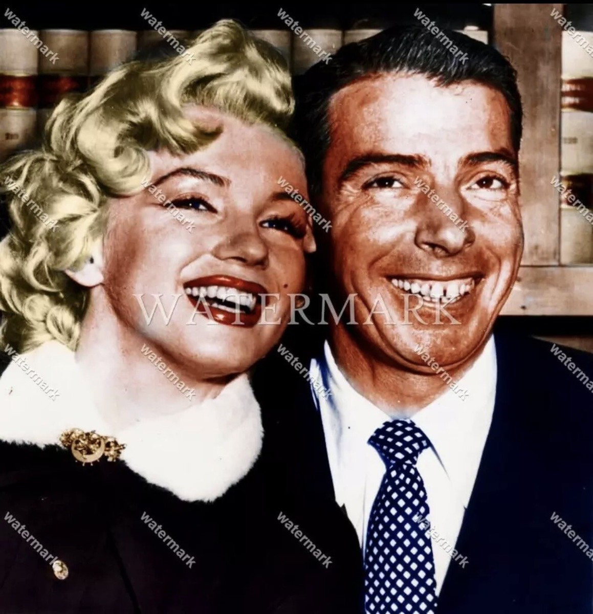Marilyn Monroe And Joe Dimaggio In Color