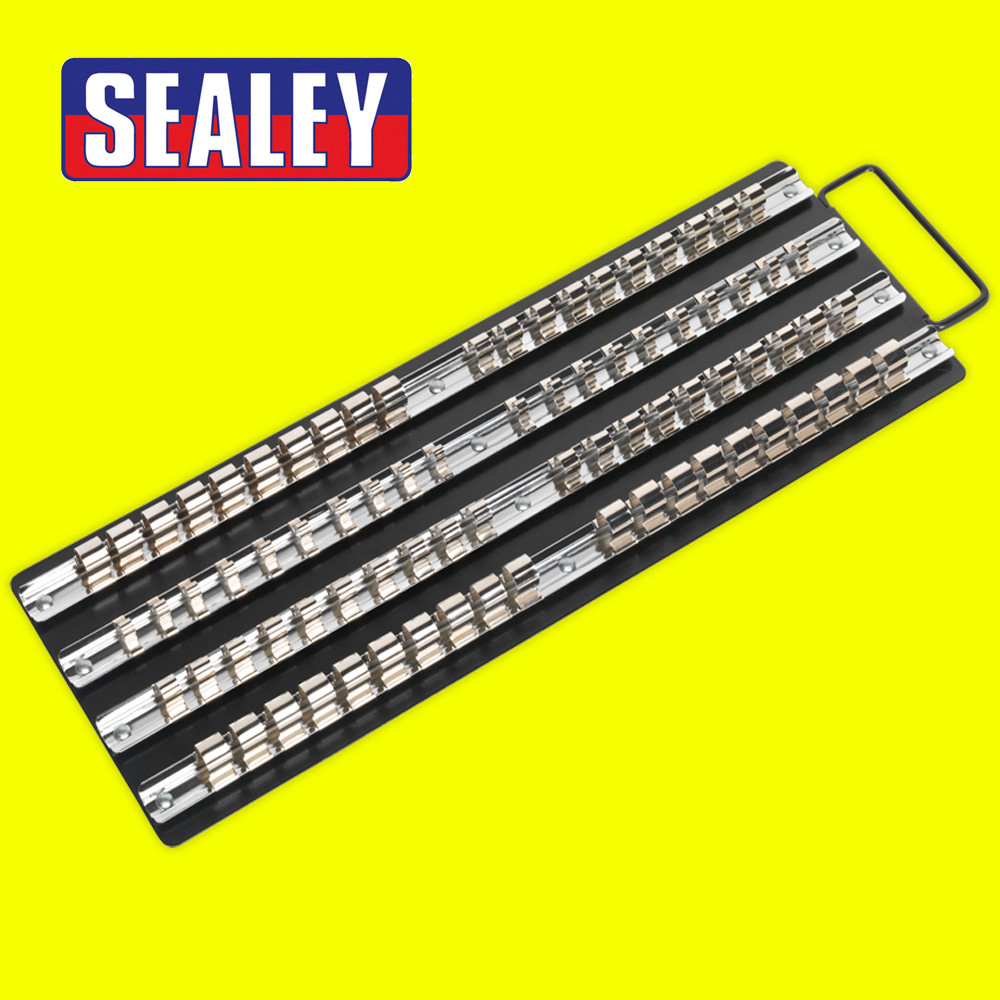 Sealey Socket Rail Tray 1/4" , 3/8" & 1/2"Sq Drive BLACK New AK271B ...