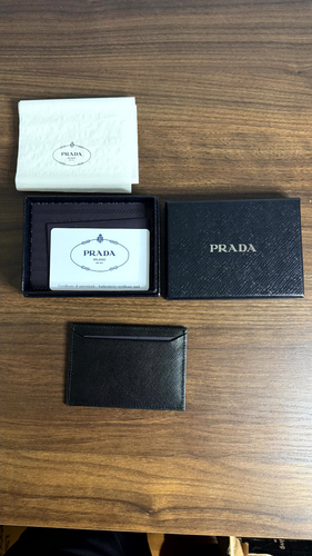 Genuine Prada Card Holder Authentication Card Provided | eBay