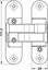 1 x Hafele Startec Concealed Mortice 3D Hinges SOSS INVISIBLE & FULLY ...