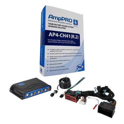 PAC AP4-CH41 R.2 Amplifier Integration Interface for 2013-2023 Dodge ...