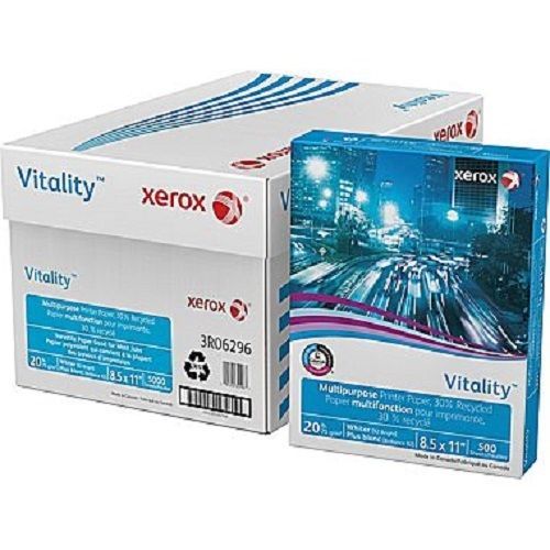 XEROX VITALITY MULTIPAPER PRINTER PAPER COPY PAPER 8 1/2 x 11 5,000 ...