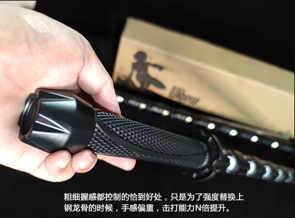 Black Widow LED Taser Baton Stick Weapon Cosplay Props Electric Prop ...