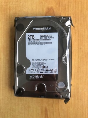 WD WD2003FZEX 2TB Black SATA 6GB/s 7200 RPM 64 MB Cache Hard Drive | eBay