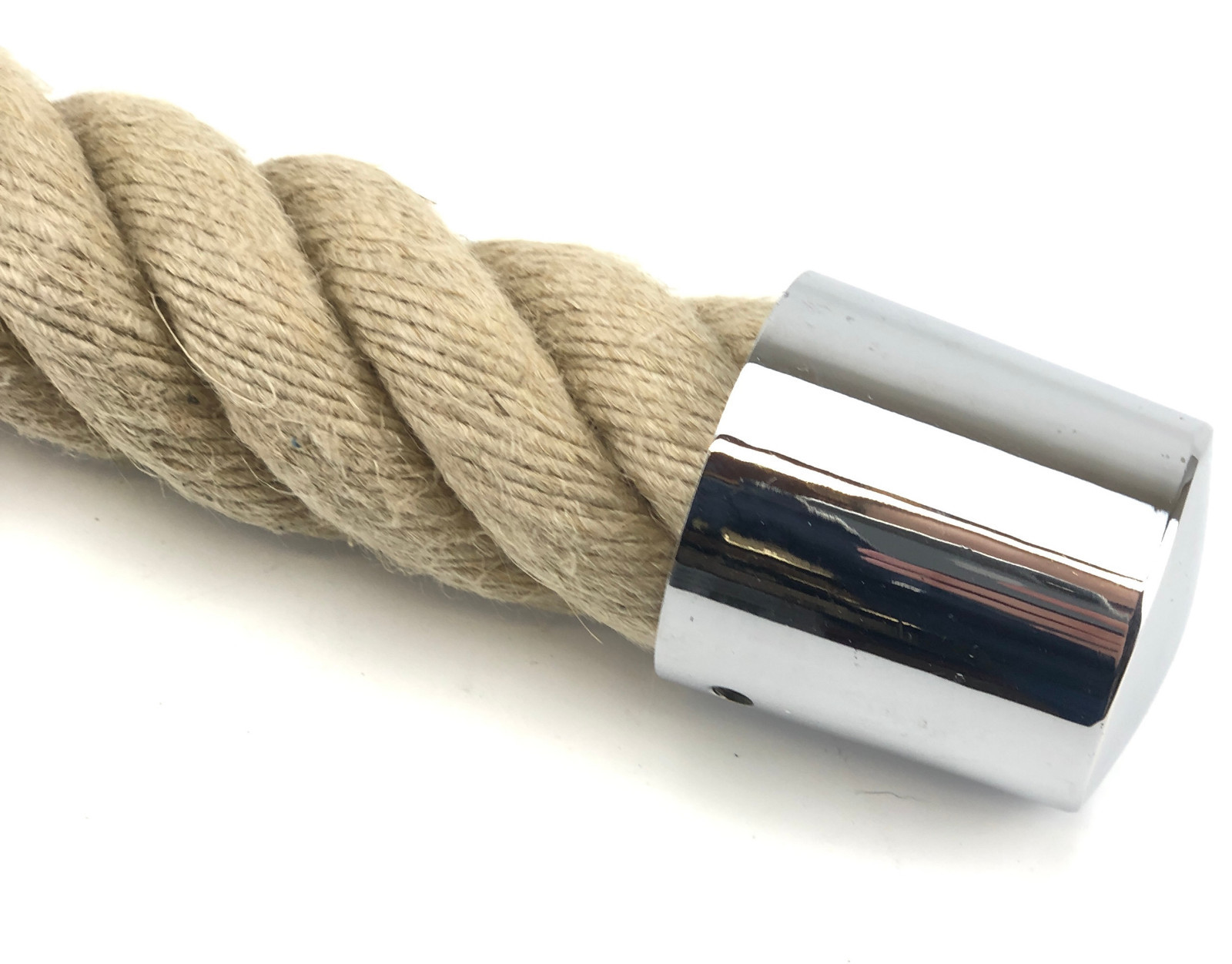 Polished Chrome Finished Handrail Rope End Cap To Fit Diameter 40mm ...