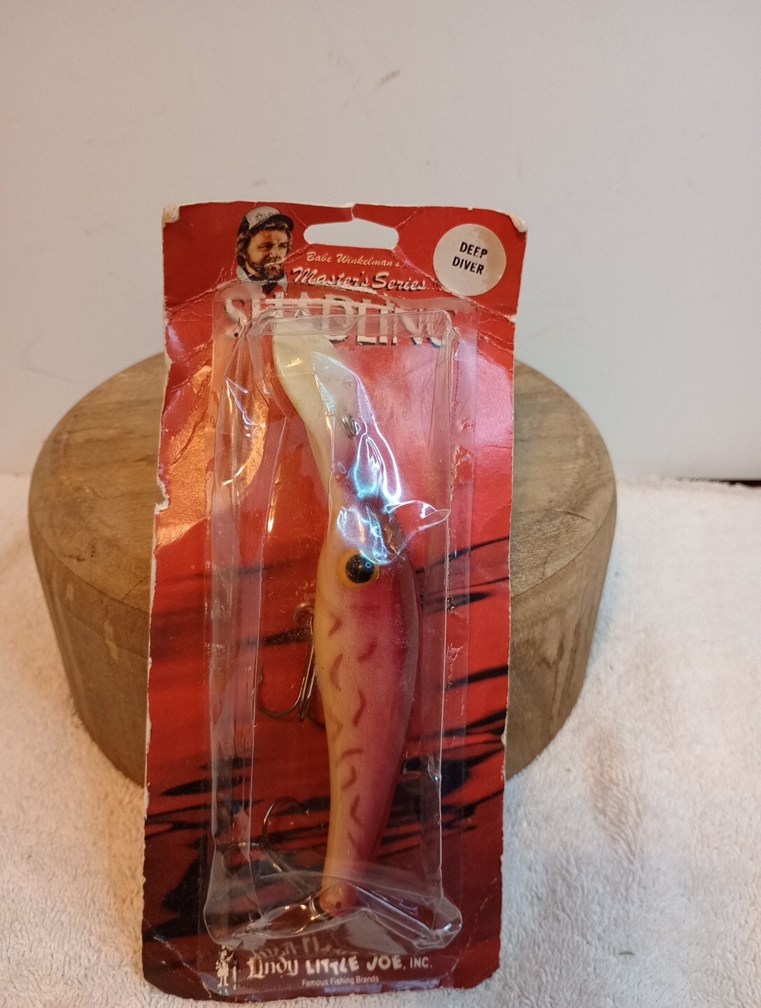 NEW Vtg Babe Winkelman's Master Series Shadling Crank-bait Lindy Little ...