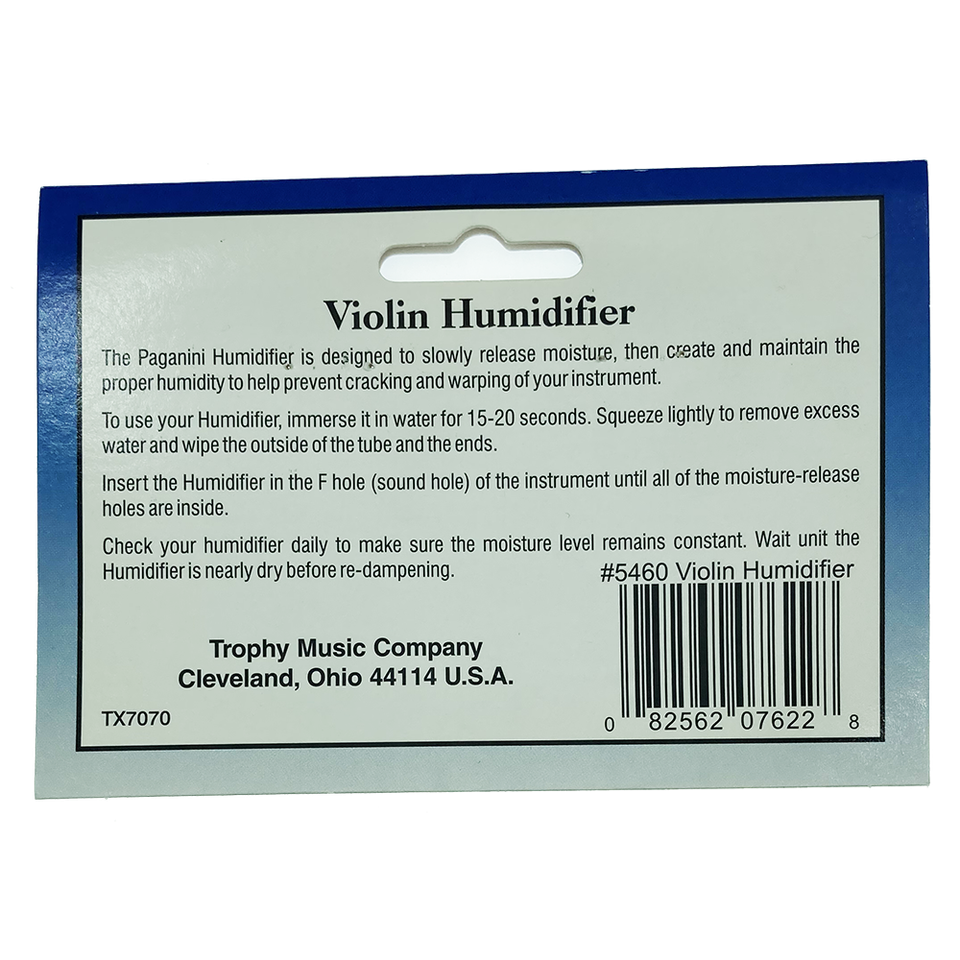 Trophy Music Company Paganini Violin Humidifier (Dampit) | eBay