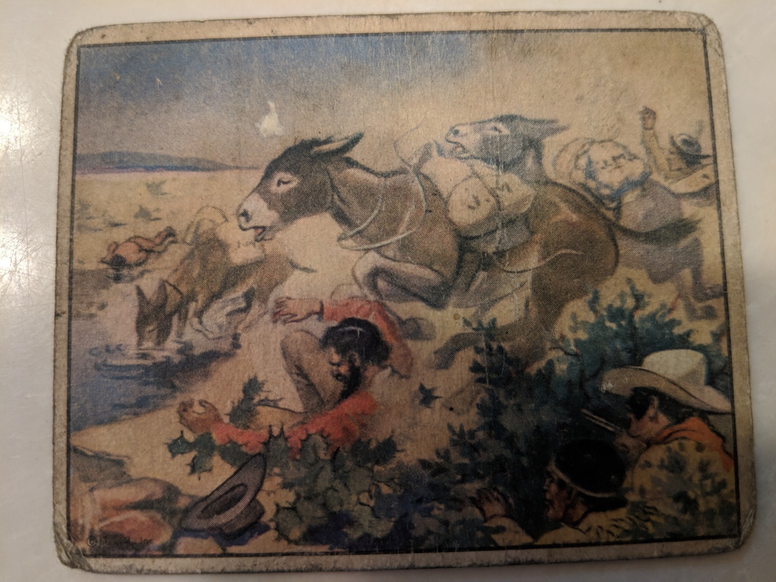 Original Lone Ranger Trading Card #20 "Thirsty Burros" | eBay