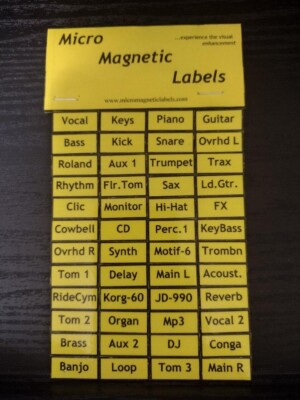 48 Mixer Labels | eBay