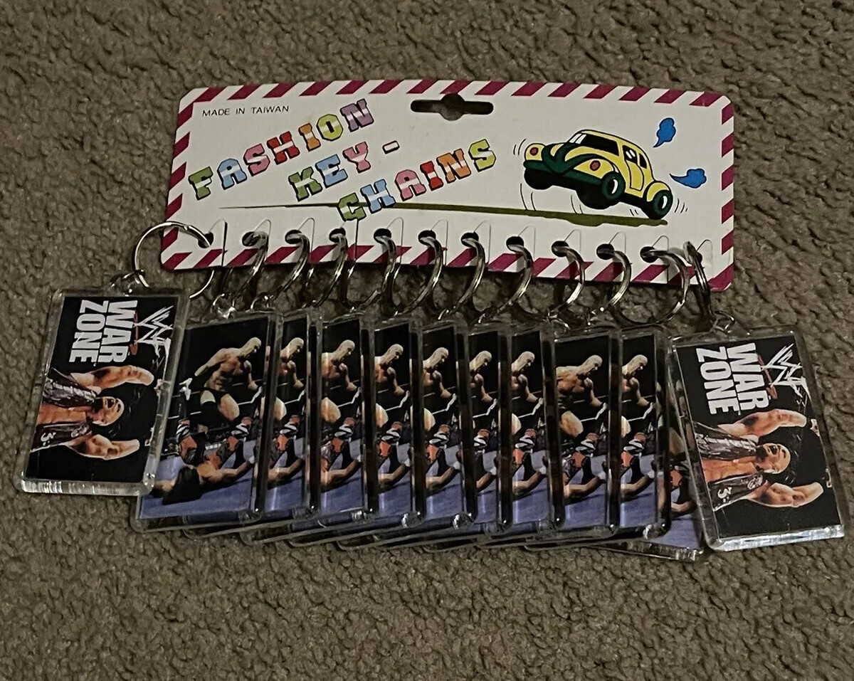 Vintage WWF WWE Stone Cold Steve Austin Wrestling Keychain Lot Of 12 ...