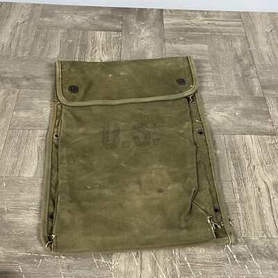 WWII USGI US Army 1940s Map Case Shoulder Bag Original Surplus WW2 No ...