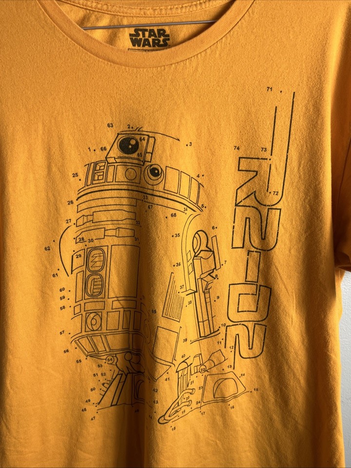 Star Wars R2-D2 Connect The Dots T Shirt Size XL | eBay