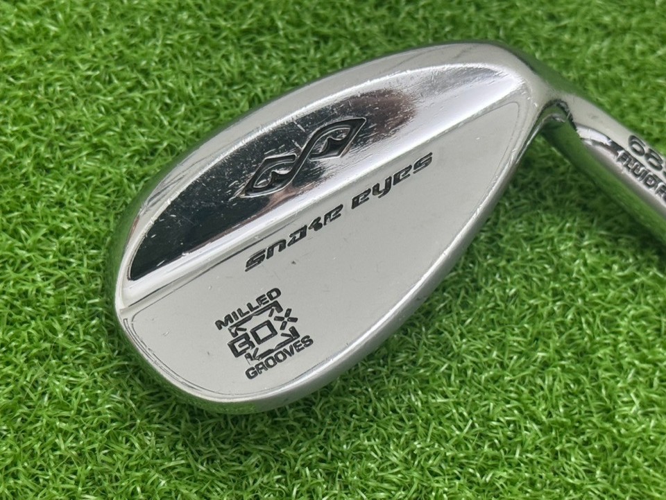 Snake Eyes Golf Milled Box Grooves 685BX Fluid Forged 56* Sand Wedge ...