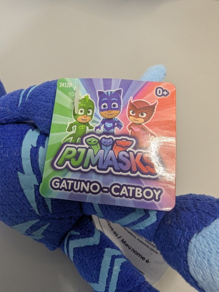 Official 8" Catboy From Pj Masks, Soft Head, Beanie Body. In Very Good ...