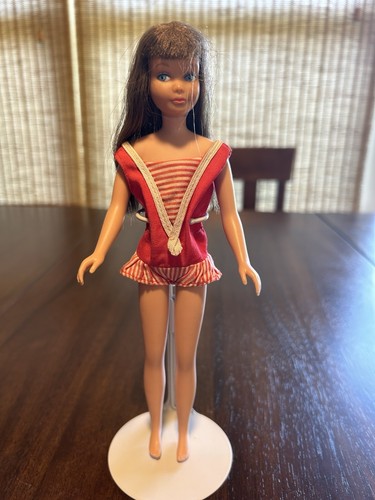 VHTF Vintage 1960s Barbie Skipper Doll With Brown Hair W/ Original ...