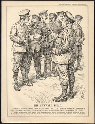 AWKWARD SQUAD 1934 Stanley Baldwin PUNCH CARTOON PAGE | eBay UK