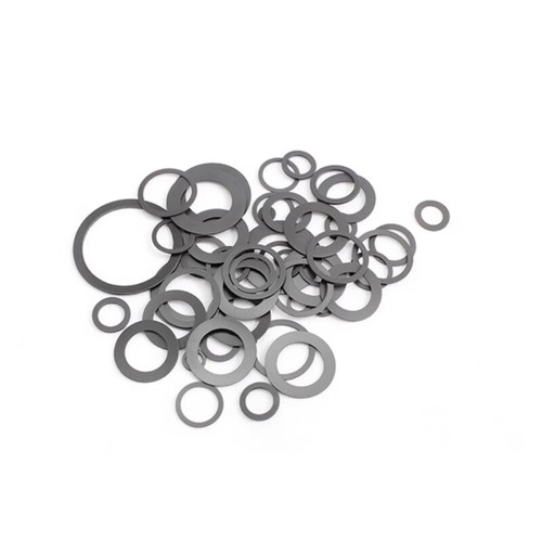 M6.4 M6.5 inner dia Black graphite nylon flat gasket round washer ...
