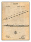 1890 W. B. Purvis Fountain Pen Patent Print Art Drawing Poster | eBay