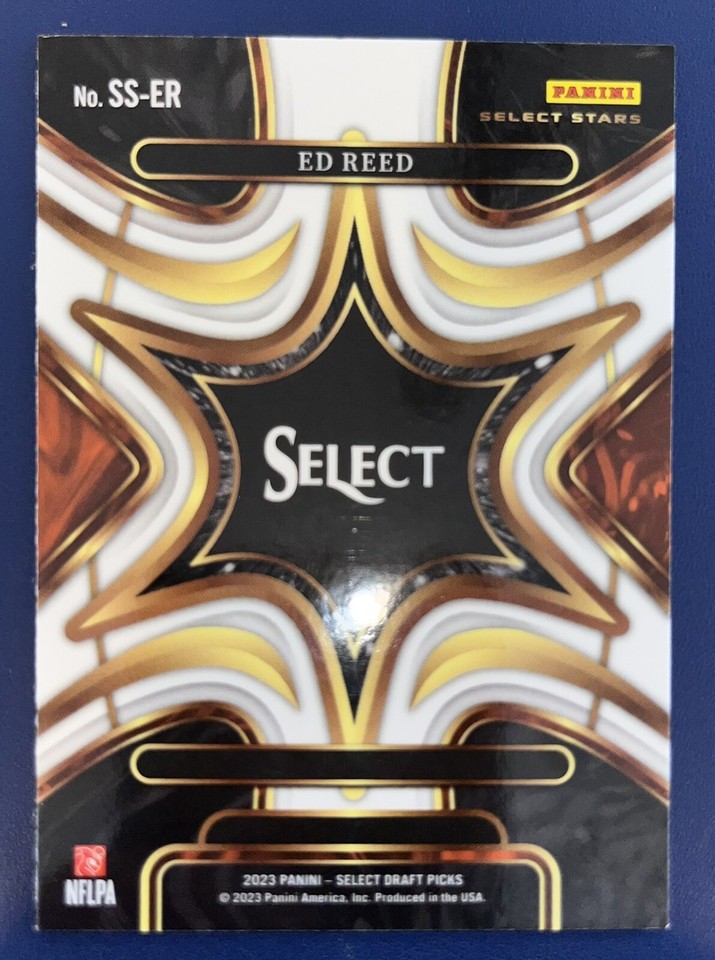 Ed Reed - 2023 Select Draft Picks - Select Stars Silver Prizm - #SS-ER ...
