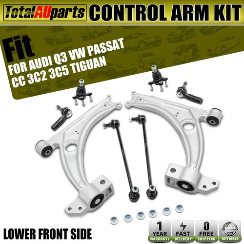 8x Lower Front Control Arm for Audi Q3 8UG Volkswagen Passat 3C Tiguan ...