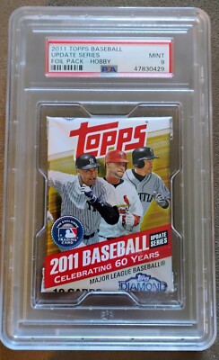 2011 Topps Update Baseball Hobby Pack PSA 9 Trout | eBay