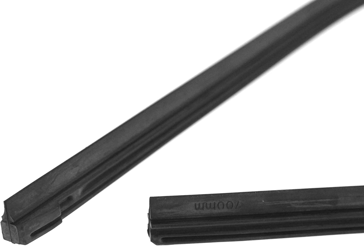 2 X 28 Universal 6Mm Front Wiper Blade Replacment Rubber Refill 700Mm ...