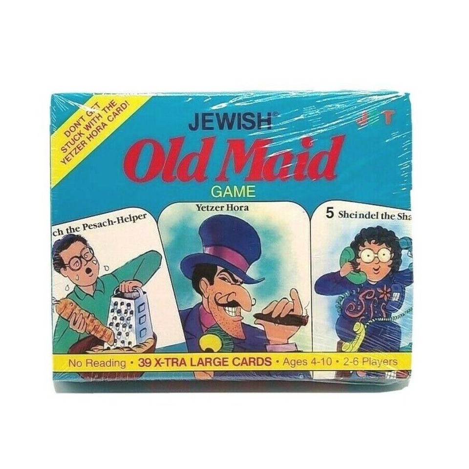 LOT of 2 Jewish Educational Games - Jewish Old Maid & Schmear Build a ...
