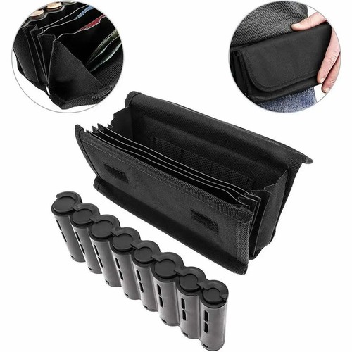 Coin Cash Money WAIST BAG +8 Chamber COIN HOLDER CHANGE DISPENSER BUS ...