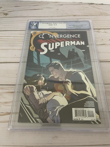 Convergence Superman #2 PXG 9.4 1st Appearance Jonathan Kent Jon DC Comics 2015 | eBay
