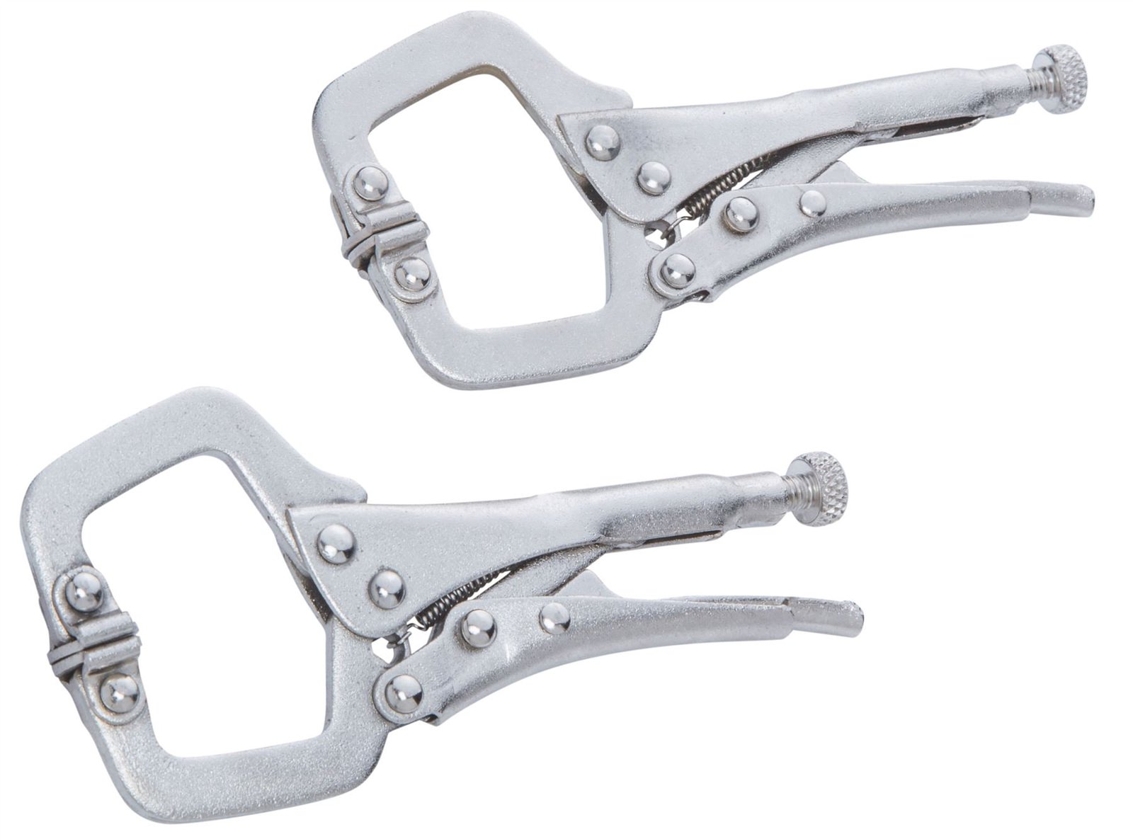 BlueSpot Mini 4 Inch Locking Mole Grip C Clamps Work Welding Woodwork ...