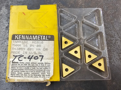Qty 4 Kennametal TNMM 332 TNMM160408 KC810 Grade Carbide Inserts | eBay