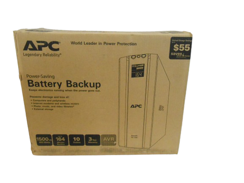 APC BR1500G Back-ups Pro 1500 Battery Backup & Surge Protector NO ...