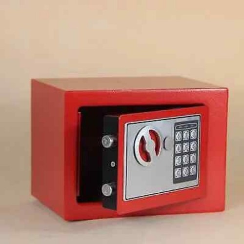 Household Mini Steel Safes Money Bank Keep Cash with Key Digital Safe ...