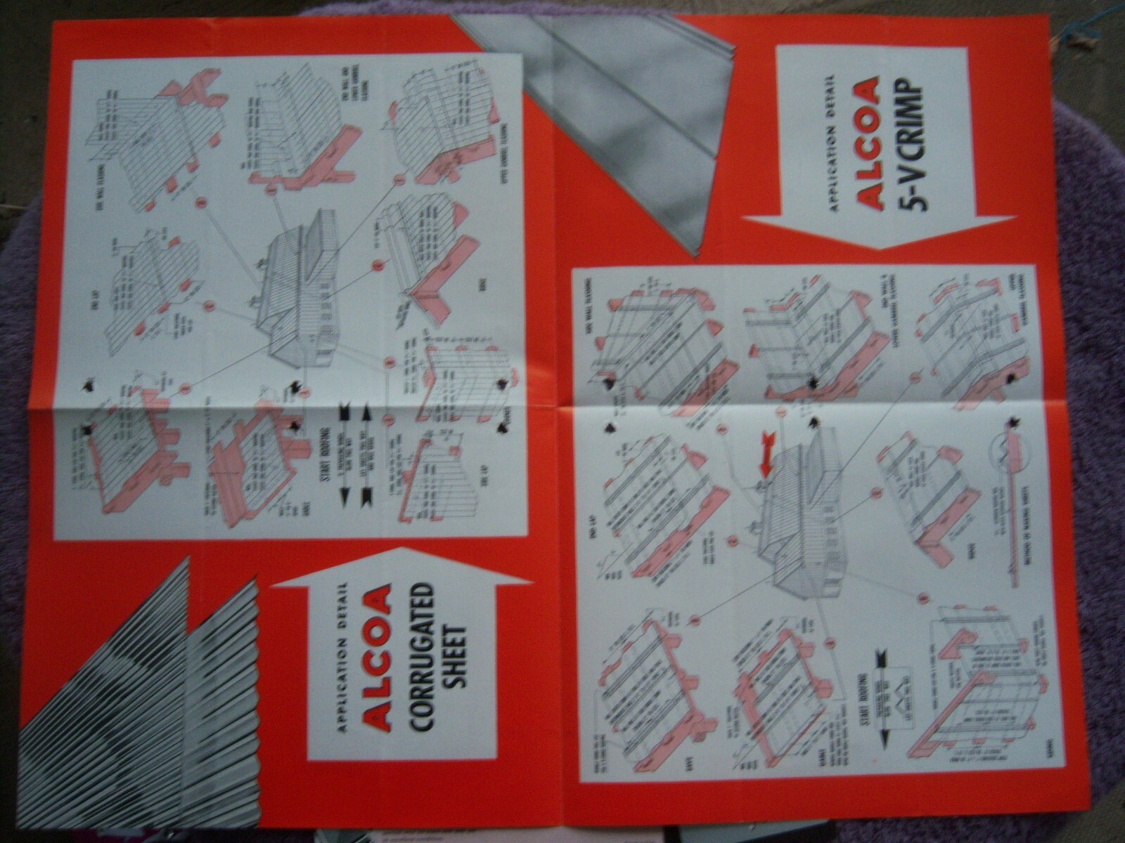 ALCOA FARM ROOFING SHEET BROCHURE Aluminum Company of America 1949 | eBay