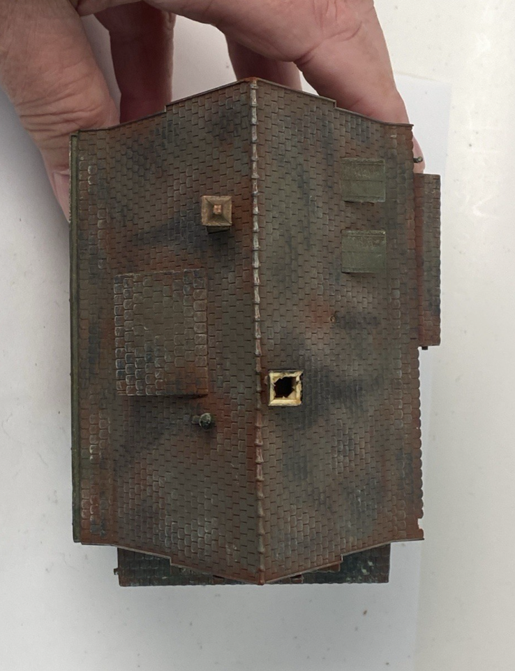 Vollmer Germany HO 3732 Half Timbered House 4" x 5" x 5-1/2" Heavily ...