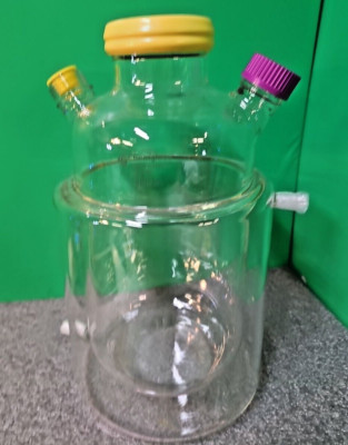 Chemglass 6L Jacketed SPINNER FLASK CLS-1430-J6l | 6000ML JACKETED ...