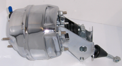 Chrome Power Brake Booster & Mounting Bracket for 1963-74 Mopar Dodge A ...