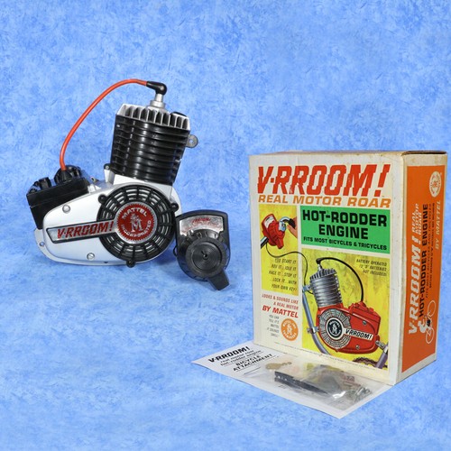 1964 V-RROOM MOTOR in BOX by MATTEL Hot-Rodder Engine NICE Working! | eBay