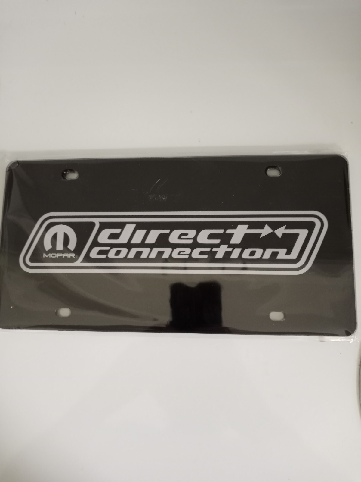Direct Connection Mopar Dodge Plymouth Chrysler License Plate black ...