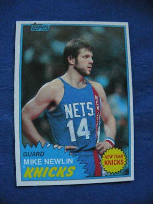 1981/82 Topps Mike Newlin Knicks card East #80 NBA basketball $1 S&H ...