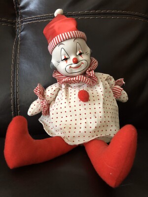 VINTAGE CLOWN MUSIC BOX (SEND IN THE CLOWNS) PORCELAIN HEAD | eBay