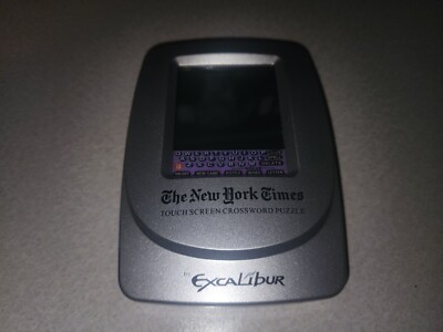 The New York Times Touch Screen Crossword Puzzle Game by Excalibur | eBay