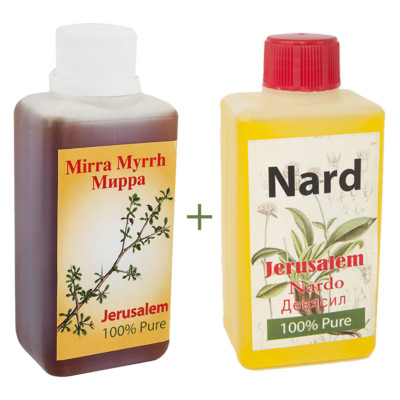 Pure 100% Anointing Oil Nard and Mirrh Authentic Fragrances Holy Land 2 ...