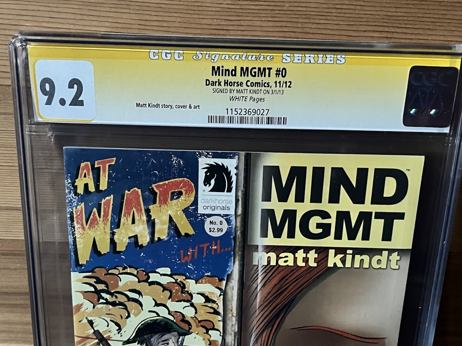 Mind MGMT #0 1st Print CGC 9.2 White Pages - Matt Kindt Signature Series | eBay