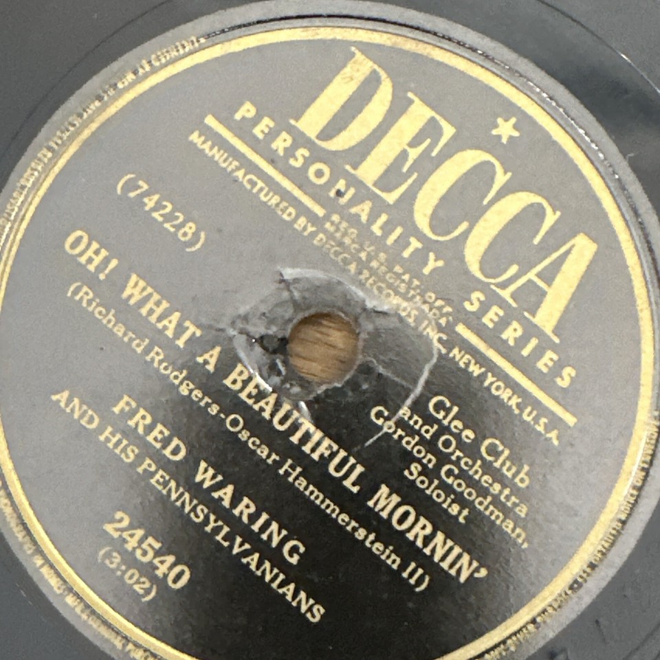 Vintage Lot Of 12 Records 78rpm 10” EARLY 50s HIT PARADE TOP ARTISTS ...