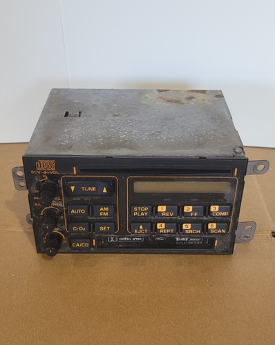 1992-1993 C4 Corvette Delco Bose Gold Radio AM/FM/CD/Casette USED OEM ...